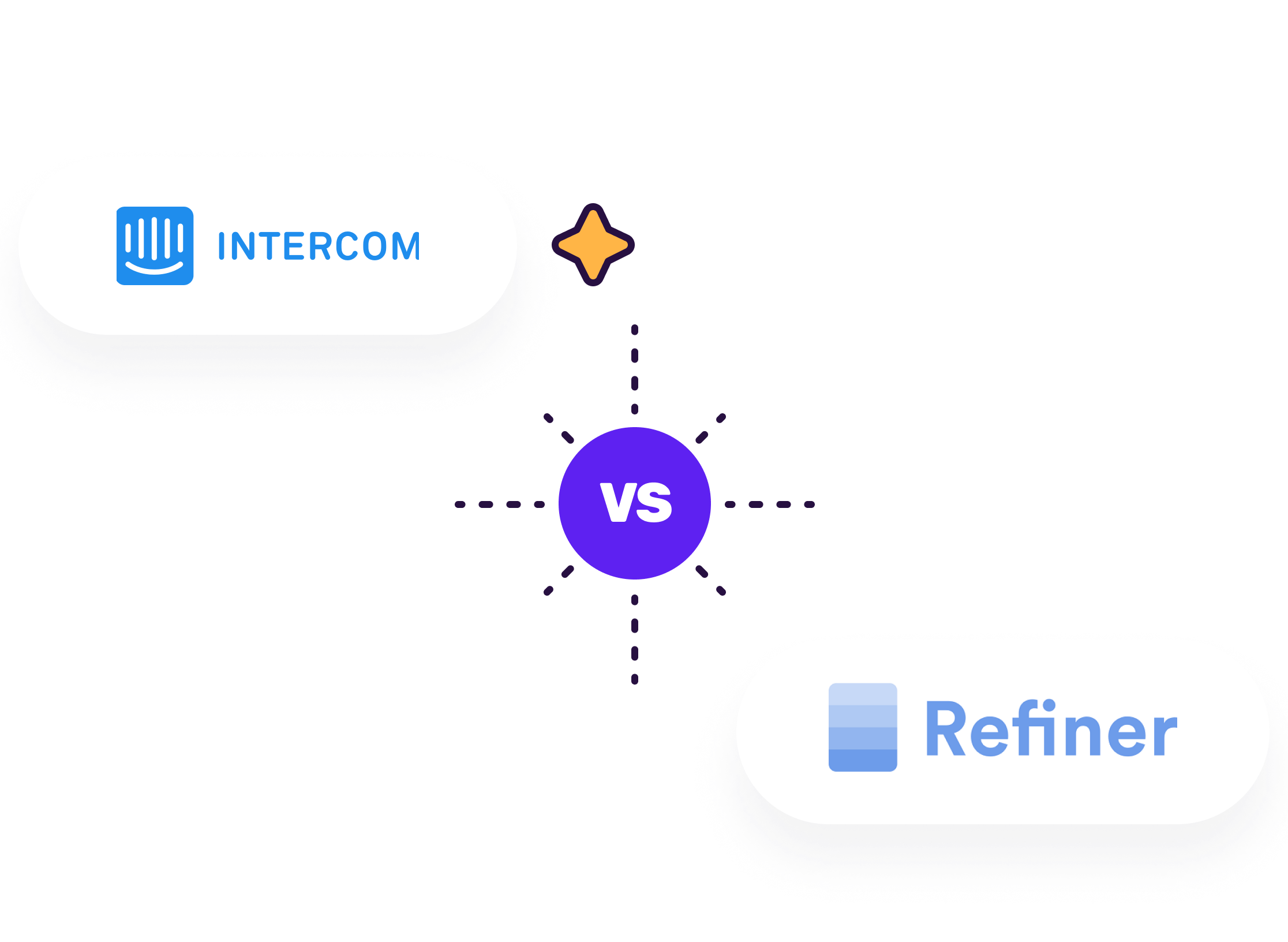 Discover how Intercom Surveys compare with Refiner